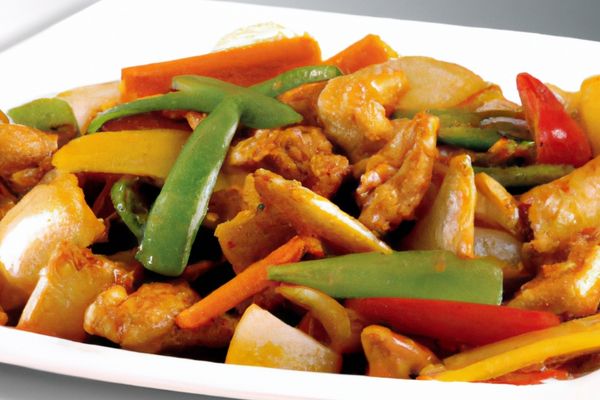 Ginger Powder Chicken Stir-Fry | Spicy Organic