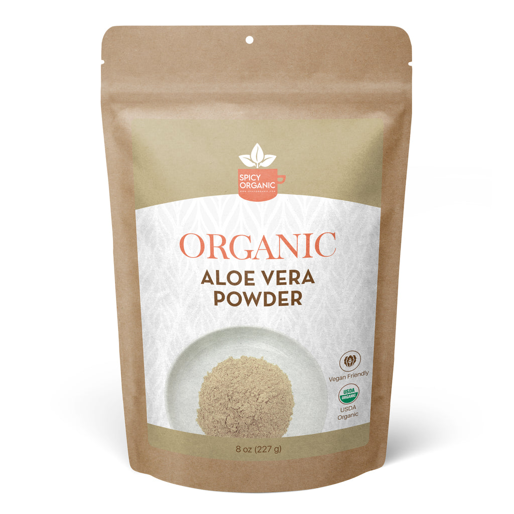 Organic Aloe Vera Leaf Powder | Spicy Organic
