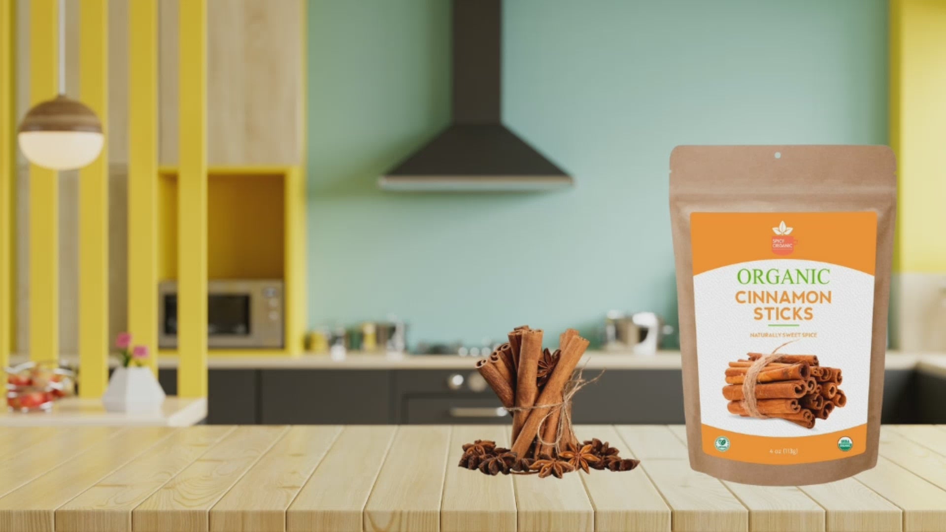 Organic Cinnamon Sticks - Gluten Free, Non-GMO, and USDA Organic - 3.5 ...